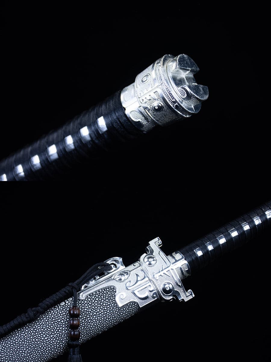 Handmade Seal the Dragon High Carbon Steel Chinese Sword With Red Blad ...