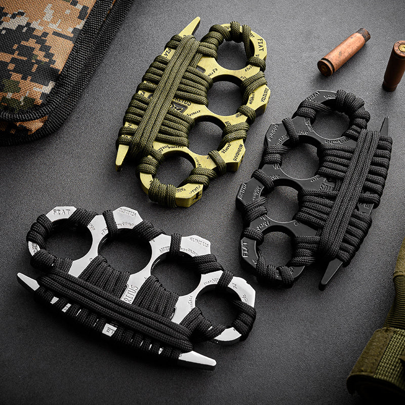 FOUR FINGER BRASS KNUCKLES SELF DEFENSE – BoxKatana